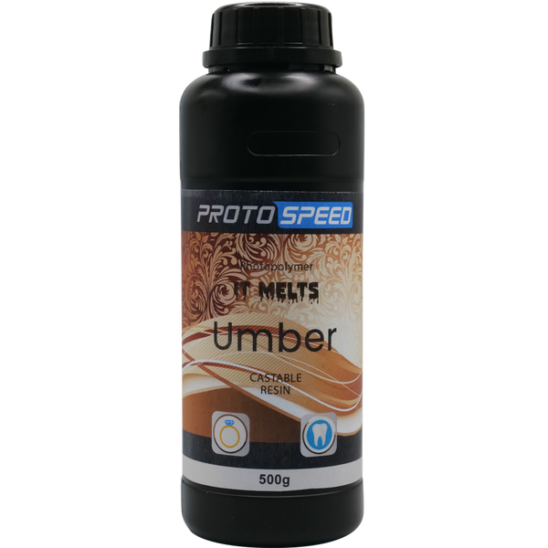 Protospeed Castable Resin - Umber | Pro3D Shop – Pro3DShop